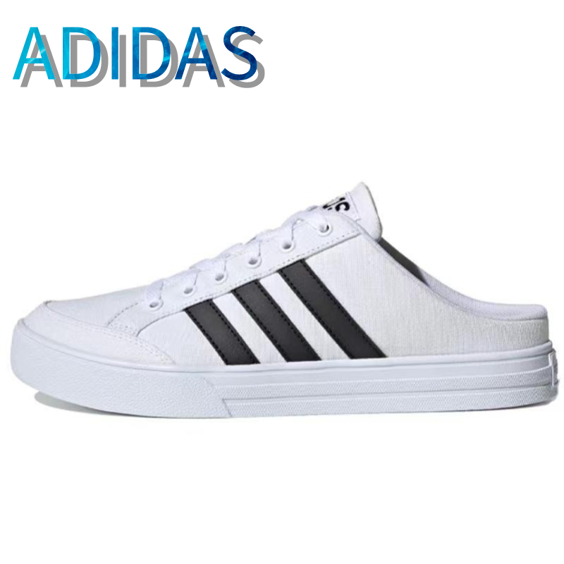 adidas SKATEBOARDING VS Set Mule Shoes ผู้ชาย สีขาว FX4849 | Shopee ...