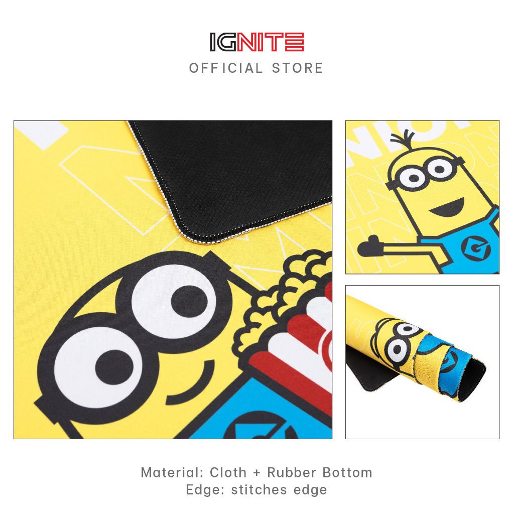 [พร้อมส่ง] MINIONS Mouse Pad แผ่นรองเมาส์มินเนียน ลิขสิทธิ์แท้ 100% ...