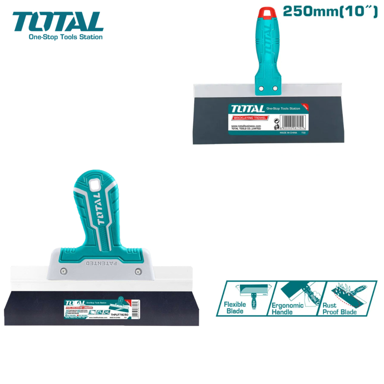 TOTAL เกียงขูดสี / เกียงโป้วสี หน้ากว้าง 10 นิ้ว รุ่น THPUT78250 ...
