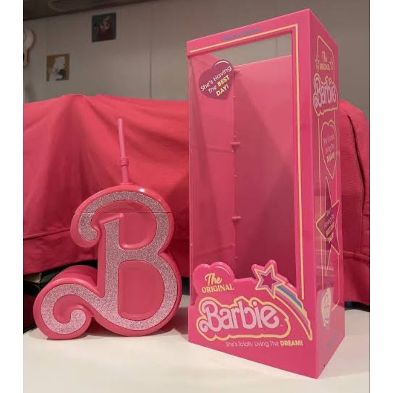 ถังป๊อปคอร์น แก้วน้ำบาร์บี้ Barbie จาก SF Cinema Barbie Bucket Set ...