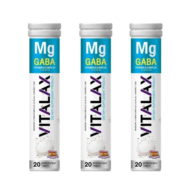 VITALAX Mg GABA + L – theanine + B complex + Chamomile Extract วิตามิน ...