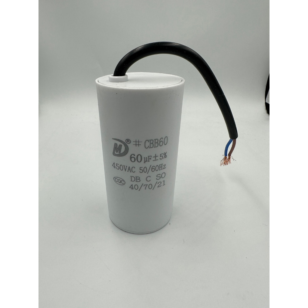 คาปาซิเตอร์ แคปรัน คอนนิเซอร์ ปั้มน้ำ แบบสาย 3uF- 60uF Cap run | Shopee ...