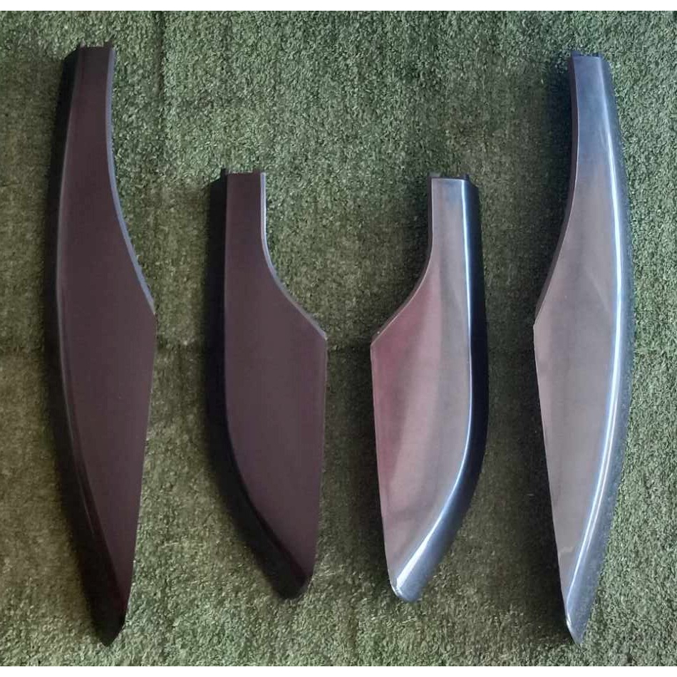 ครอบแร็ควางสัมภาระหลังคารถ หน้า+หลัง 4Pcs สีดำ Shell Protector Fit ...