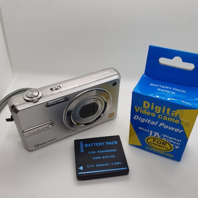กล้องดิจิตอล Panasonic LUMIX DMC-F3 มือสอง แบตเตอรี่ใหม่ แถมเมมโมรี่ ...