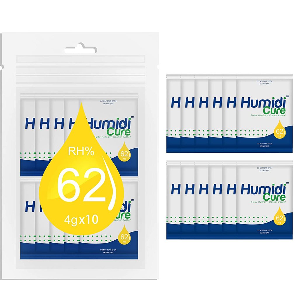 Humidi Cure RH62% Humidity Pack, ชุดควบคุมความชื้นแบบสองทิศทาง, 10 Pack ...