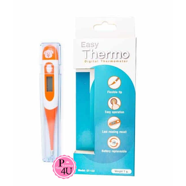 Pharmahof ปรอทวัดไข้ ดิจิตอล Easy Thermo digital thermometer Model DT ...