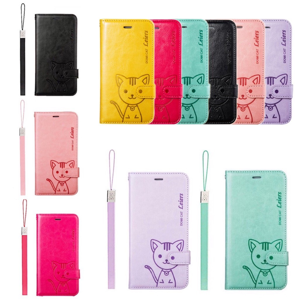 ส่งจากไทย เคสฝาพับแมว DOMICAT สำหรับรุ่น vivo V23 V23E V17 V19 V15 V11 ...