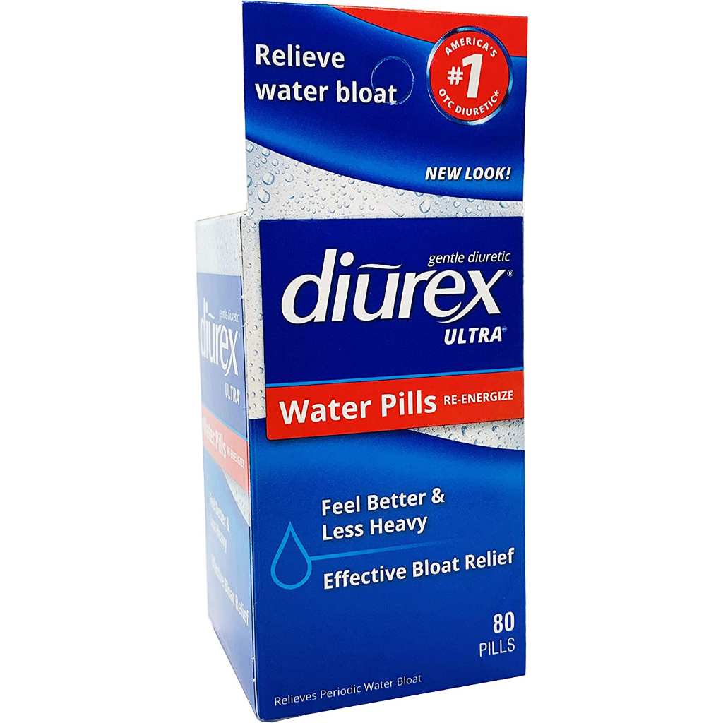 ลดบวมน้ำ Diurex Max Water Pills - Maximum Strength Caffeine Free ...
