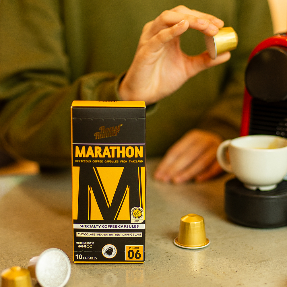 กาแฟแคปซูล Marathon Specialty Coffee Capsules (Nespresso Compatible ...