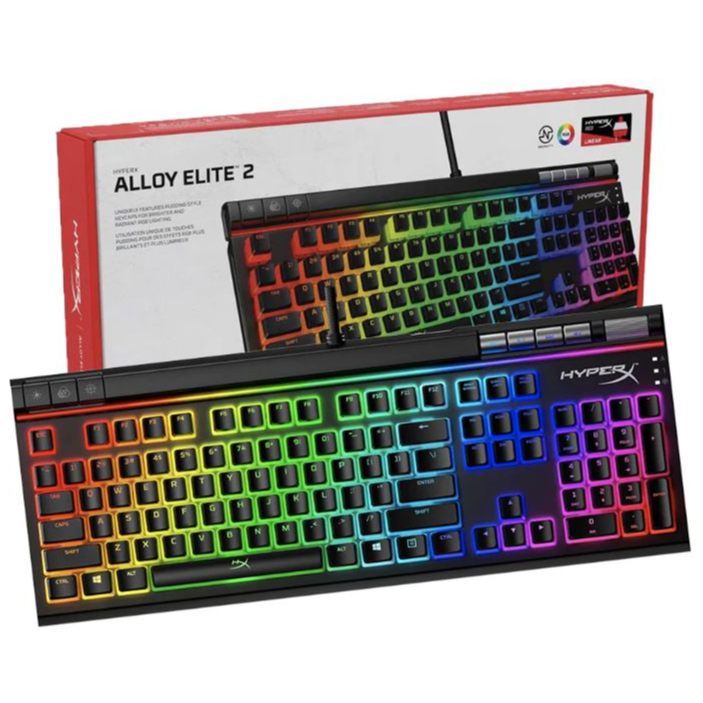 HYPER X ALLOY ELITE 2 RGB LINEAR RED (US) Gaming Keyboard | Shopee Thailand