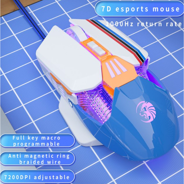 เมาส์ SkyLion C6 Gaming Mouse (G7_245) เมาส์เกมมิ่ง เมาส์เล่นเกมส์ 7 ...