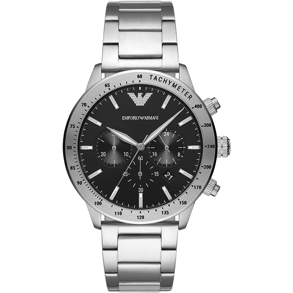 Emporio Armani Chronograph Quartz Black Dial Men's Watch AR11241 ...