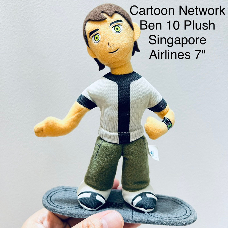 ตุ๊กตา คน ใน เบนเท็น ขนาด7” Cartoon Network Ben 10 Plush Singapore Airlines งานสวยเท่ น่าสะสม ...