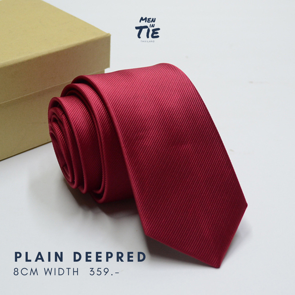 MEN IN TIE เนคไทแบบผูกเอง หน้ากว้าง 8cm รุ่น Plain Collection | Shopee Thailand