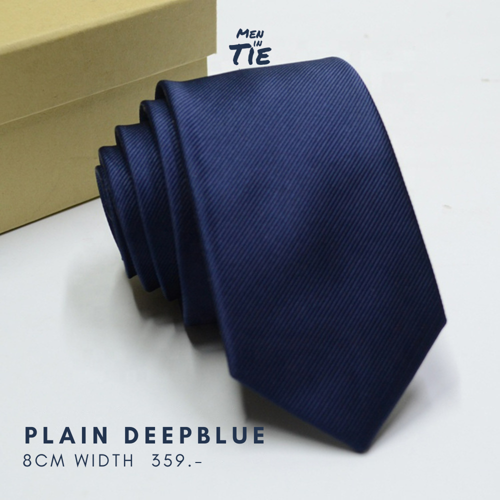 MEN IN TIE เนคไทแบบผูกเอง หน้ากว้าง 8cm รุ่น Plain Collection | Shopee Thailand