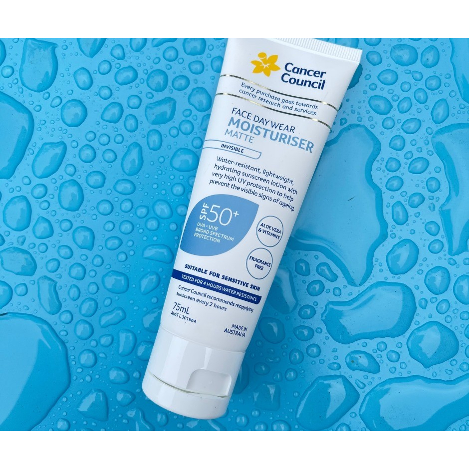 【พร้อมส่ง】 Cancer Council Australia Face Day Wear Moisturiser Matte SPF 50+ UVA UVB 75ML ครีมกัน ...
