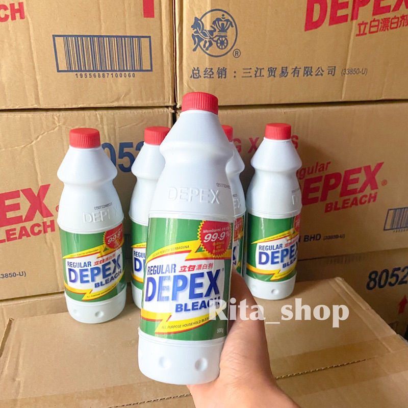 ไฮเตอร์มาเลย์ Depex ของแท้ 100% น้ำยาซักผ้าขาว น้ำยาทำความสะอาด ขจัดคราบ | Shopee Thailand