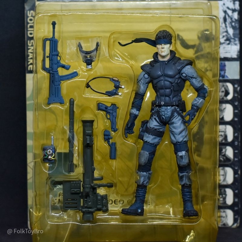 McFarlane Toys Metal Gear Solid Solid Snake Action Figure Rare | Shopee ...