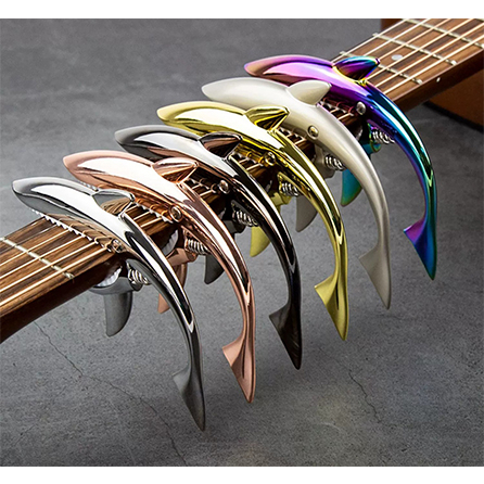 คาโป้ ฉลาม Shark capo คาโป้สำหรับกีตาร์โปร่ง กีตาร์ไฟฟ้า | Shopee Thailand