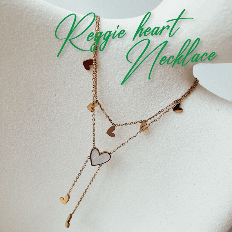REGGIE HEART NECKLACE | Shopee Thailand