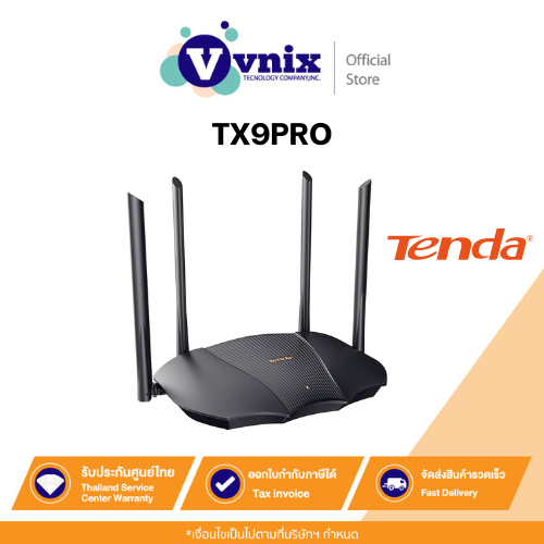 TX9PRO Tenda AX3000 Dual-band Gigabit Wi-Fi 6 Router By Vnix Group ...