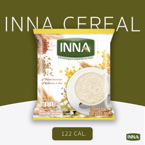 Inna Brand Chocolate เครื่องดื่มธัญญาหารปรุงสำเร็จ รสช็อกโกแลต/ธรรมชาติ ...