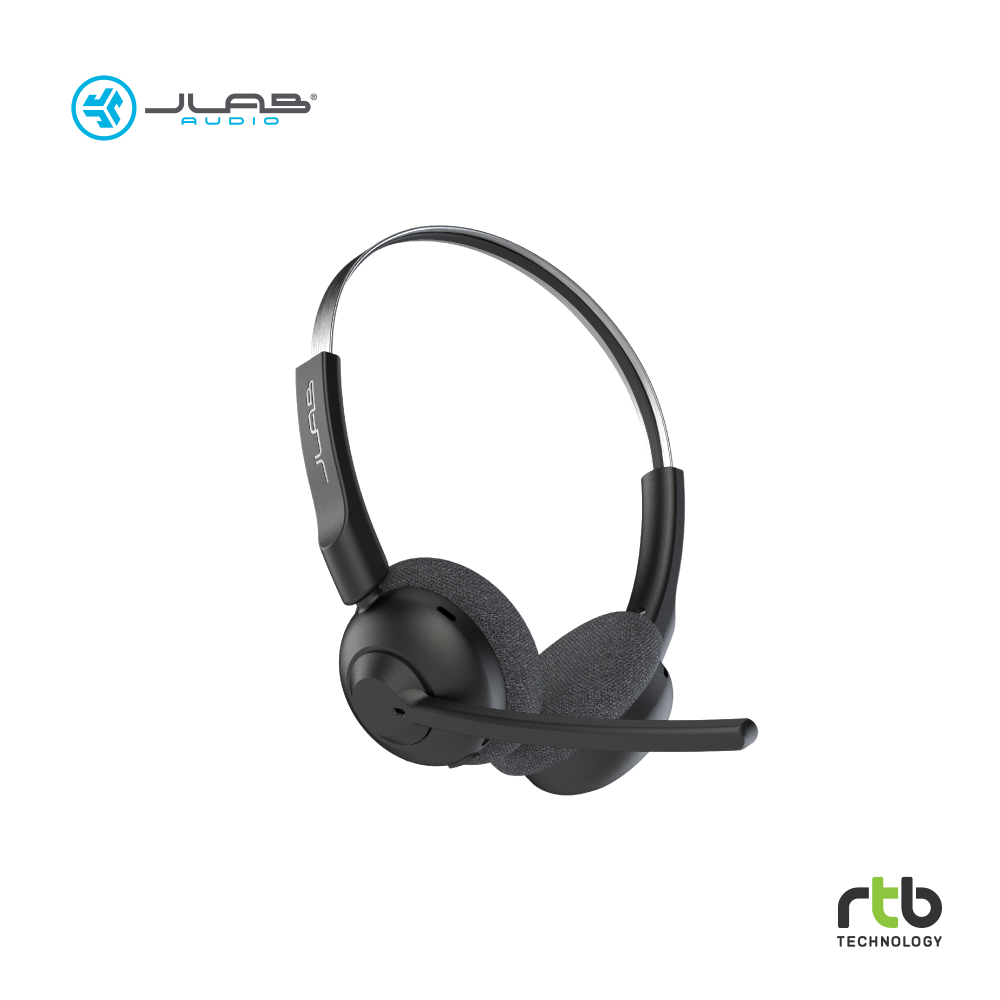 JLab Go Work Pop หูฟังไร้สาย Wireless On-Ear Headset ประชุมพร้อมไมค์ ...