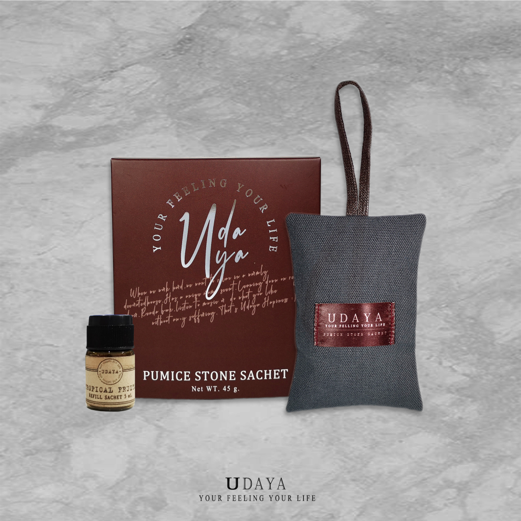 PUMICE STONE SACHET ถุงหอม สำหรับรถยนต์ 50 กรัม ถุงหอมในตู้เสื้อผ้า ตู้ ...