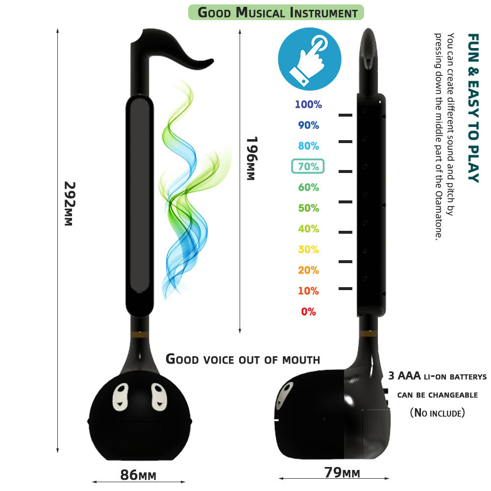 ดนตรีไฟฟ้า Otamatone Touch Musical Instruments เครื่องดนตรี ...