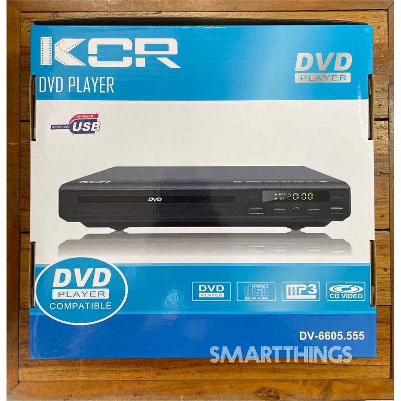 KCR DV-6605 เครื่องเล่น DVD CD MP3 เครื่องเล่นดีวีดี (สินค้าใหม่ ...