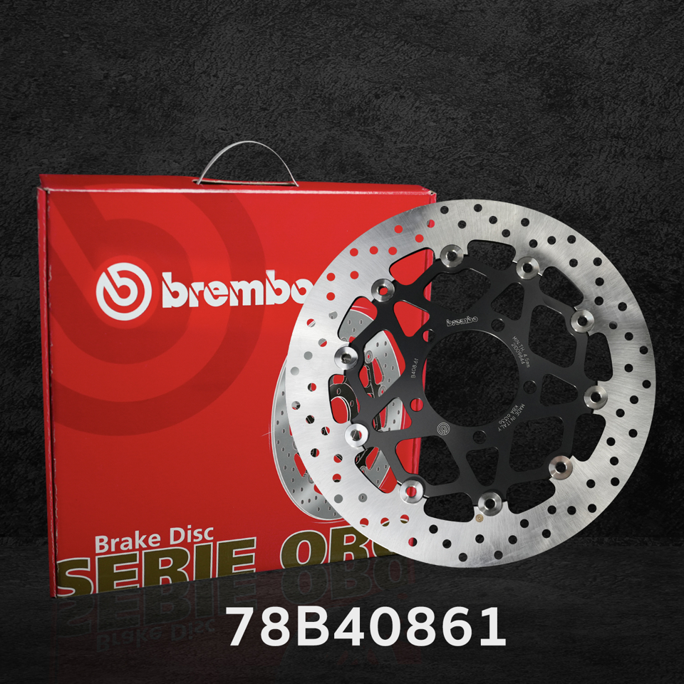 จานเบรกหน้า Brembo สำหรับ KAWAZAKI : ZX-6R 13-22 / Z800 13-22 / ZX-10R ...