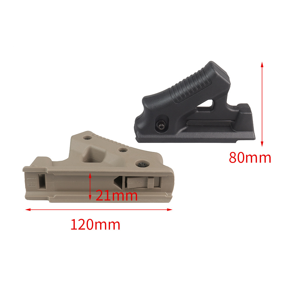 กริปหน้า Ergonomic Canted Foregrip อุปกรณ์ของเล่นกลางแจ้งที่ถอดออกช่วย ...