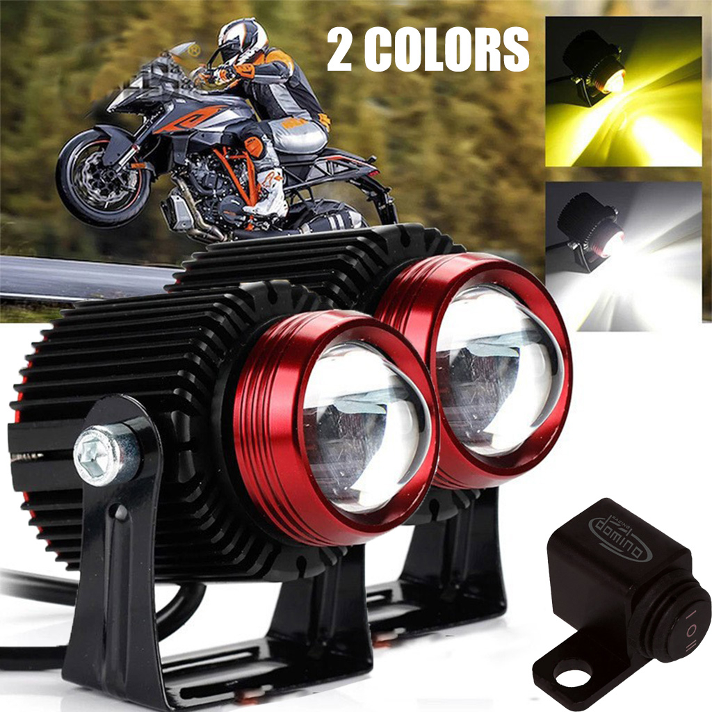 V2 Original Dual สีกันน้ำ Mini Driving Light สำหรับรถจักรยานยนต์อุปกรณ์ ...