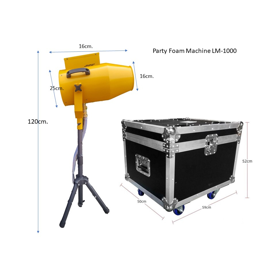 เครื่องทำปาร์ตี้โฟม 泡沫机cannon party foam LM-1000 Party Foam Machine ...