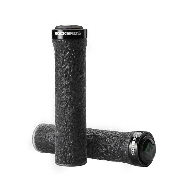 ปลอกมือ ROCKBROS GD1001 MTB Bicycle Grips Shockproof Soft Lock Mountain ...