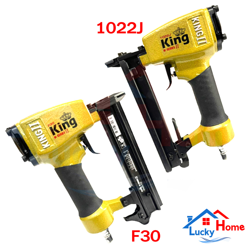 KING Eurox (M-SERIES) II ปืนลมยิงตะปู มีให้เลือก2รุ่น F30/1022J สำหริบใช้ยิงไม้ ใช้ยิงเบาะ ยิง ...