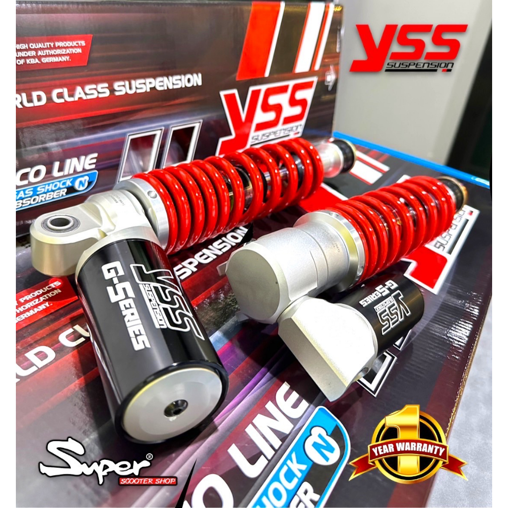 โช้คหน้า-หลัง YSS รุ่น LX,S CODE : VK302-185T-02-858 , OK302-275T-01-858 | Shopee Thailand