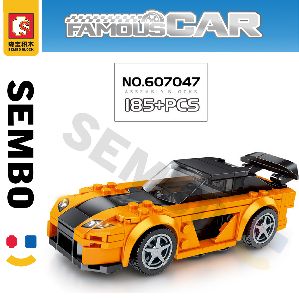 ชุดตัวต่อ SEMBO BLOCK Famous & Race Car รถแข่ง รถฟอร์มูล่า SEMBO BLOCK ...
