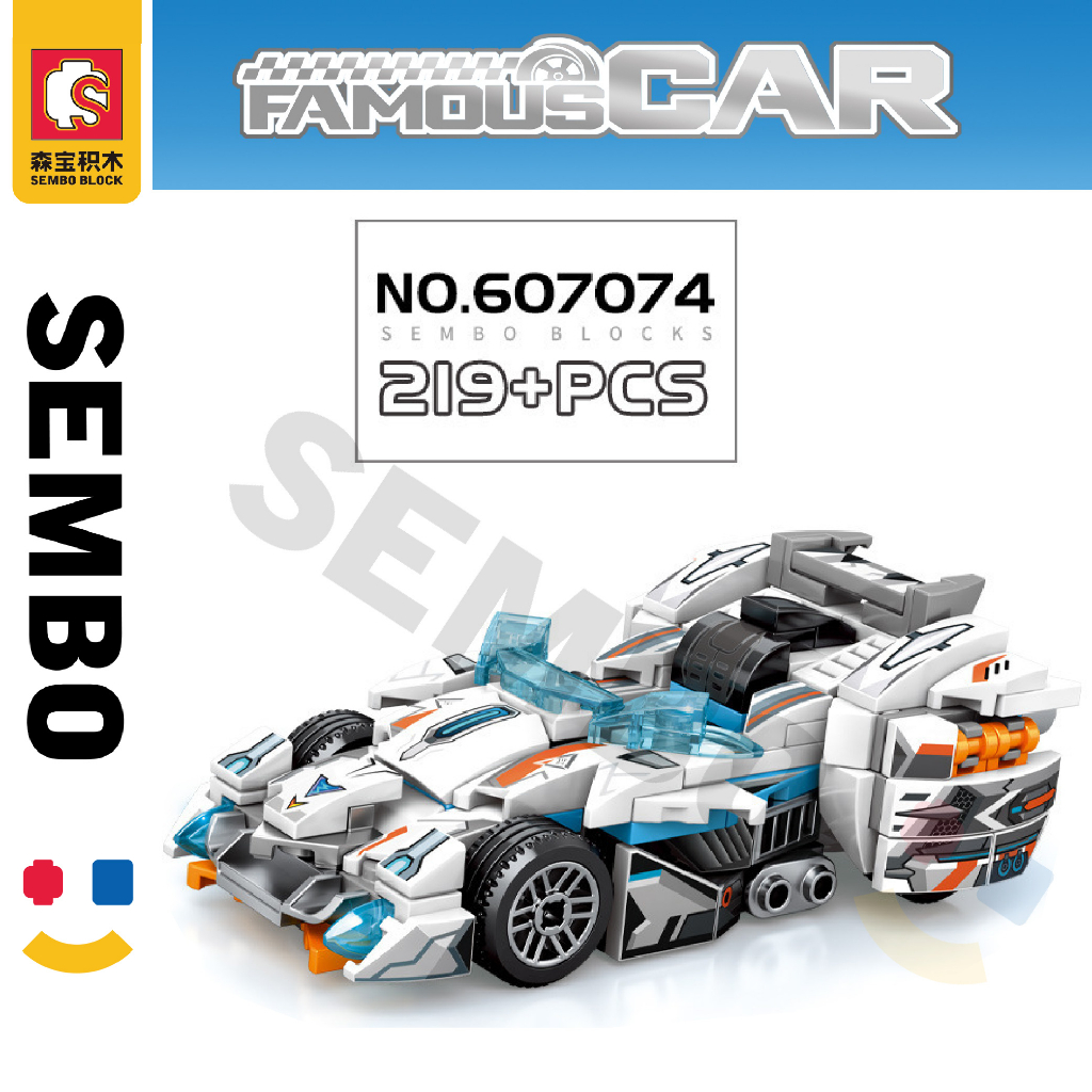 ชุดตัวต่อ SEMBO BLOCK Famous & Race Car รถแข่ง รถฟอร์มูล่า SEMBO BLOCK ...
