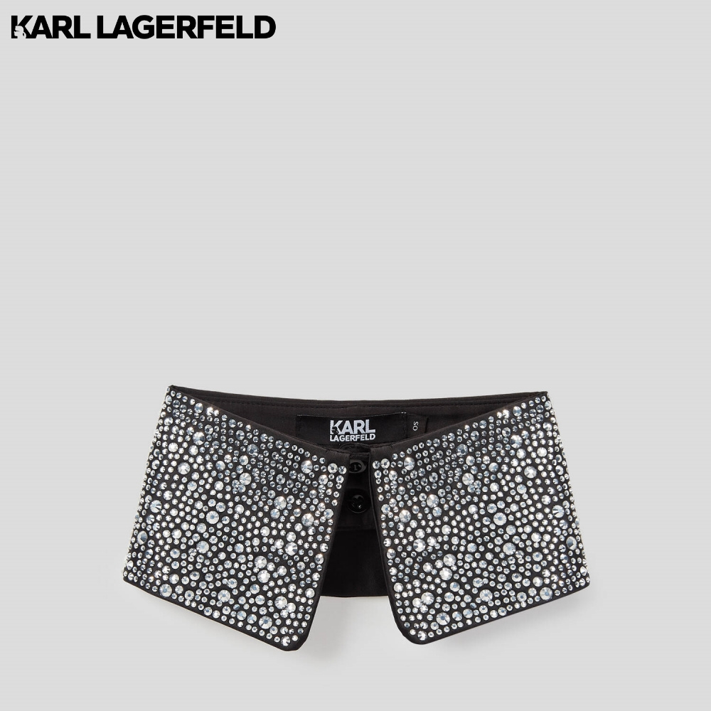 Karl Lagerfeld - RHINESTONE COLLAR HANDPICKED BY HUN KIM 235W3310 ปก ...