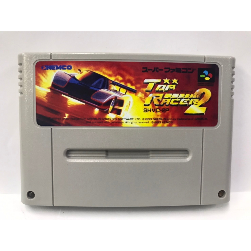 ตลับ SFC Top Racer 2 เกมส์รถแข่ง ที่สุดแห่งความสนุก( ตลับ Repro )ตลับ ...