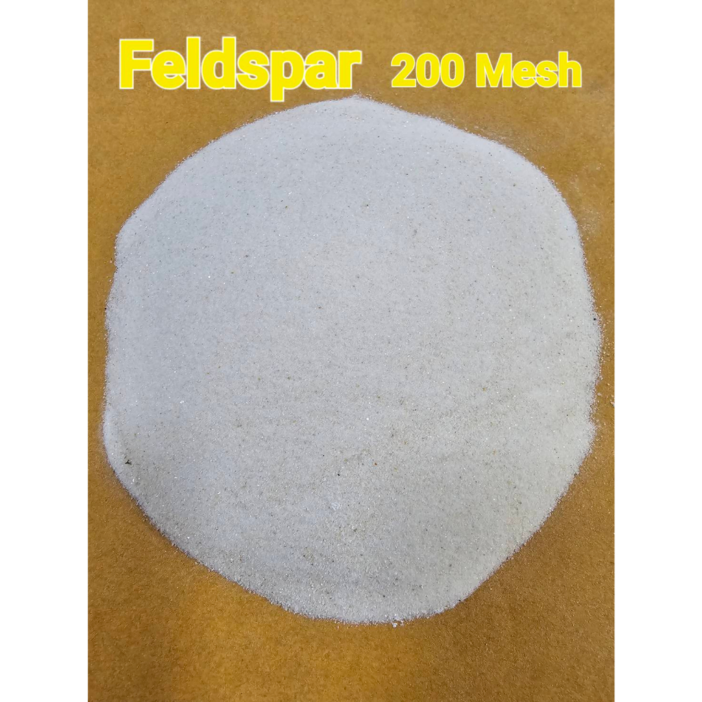 3 Kg Feldspar เฟลด์สปา มีจำหน่าย 200 , 250, 325 Mesh เป็นแร่ทนไฟ ใช้ใน ...