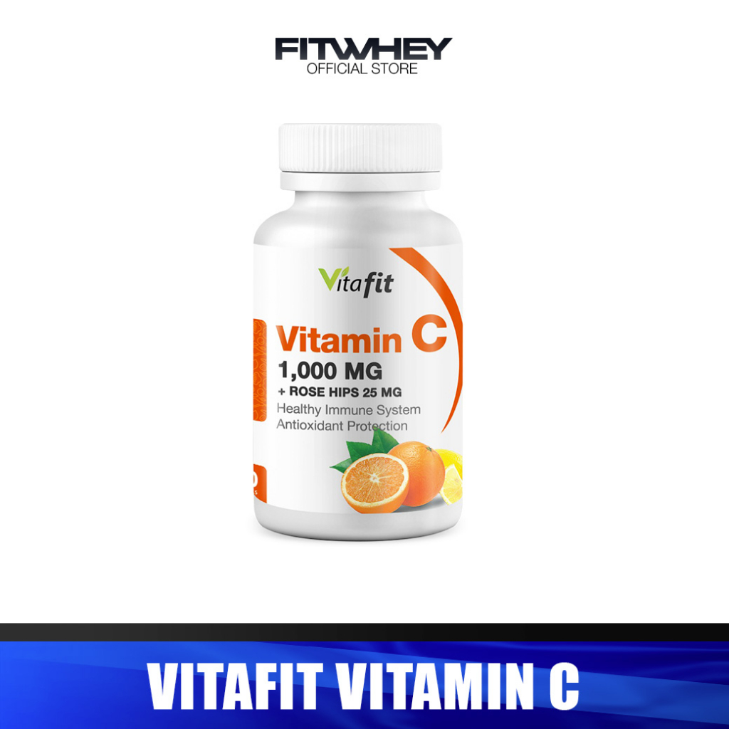 [ช่วยน้ำท่วมบริจาครายได้ 100%] VITAFIT VITAMIN C 1000 MG วิตามิน ซี 1000 มิลลิกรัม | Shopee Thailand