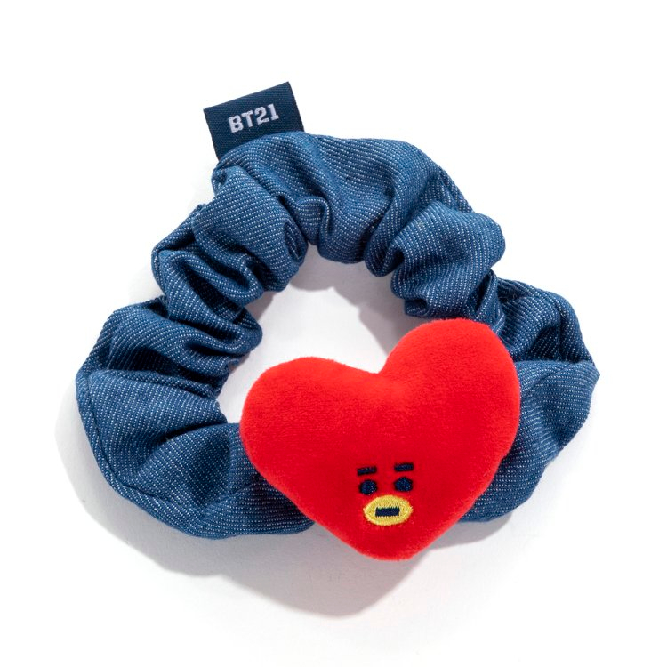 พร้อมส่ง BT21 ยางมัดผม RJ TATA COOKY Denim🇯🇵 | Shopee Thailand