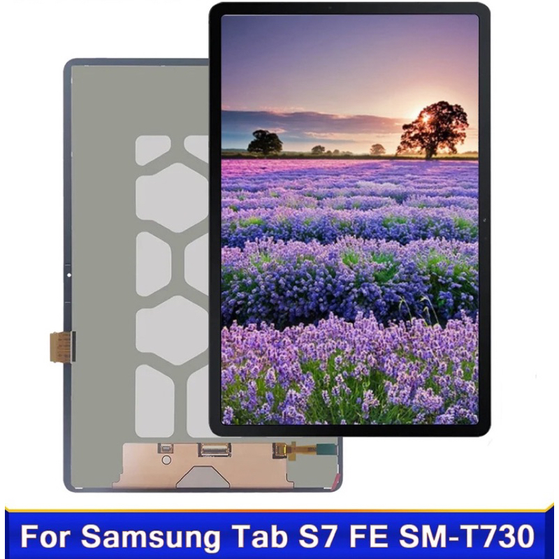 หน้า+ทัชสกรีนสำหรับSamsung Galaxy Tab S7 FE T730 T733 T735 T736 T737 ...