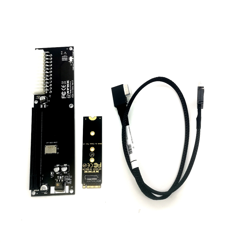 Oculink egpu set M2 to Oculink อะแดปเตอร์ SFF-8612 NVME PCIe SSD ...