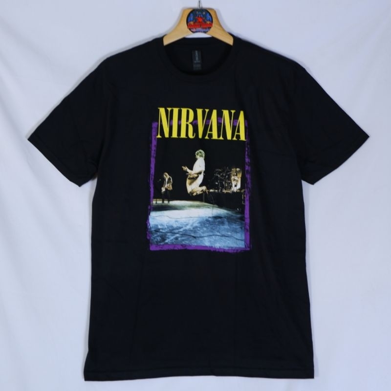 เสื้อวง Nirvana ลาย Stage Jump จาก Shop ในประเทศ UK มือ 1 ลิขสิทธิ์แท้ | Shopee Thailand