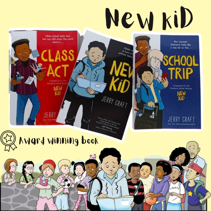 หนังสือชุด New Kid (ชุด 3 เล่ม) graphic novel comic หนังสือภาษาอังกฤษ ...