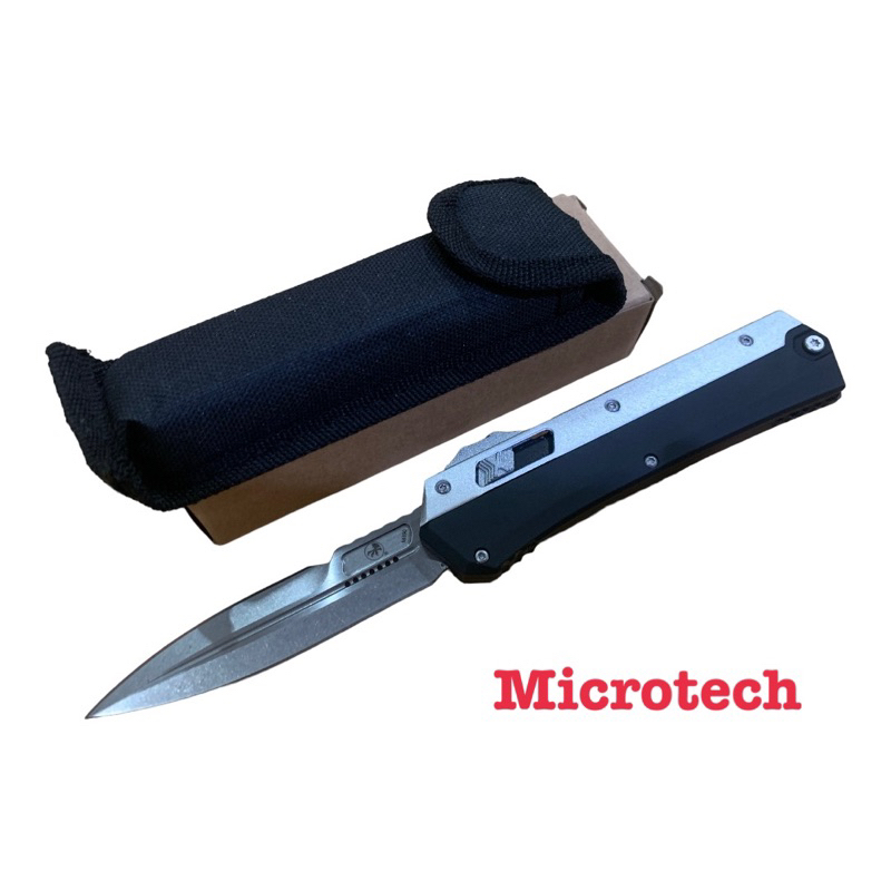 มีดสปริงตรง มีดพก Microtech M390 พร้อมส่ง ราคาถูก | Shopee Thailand