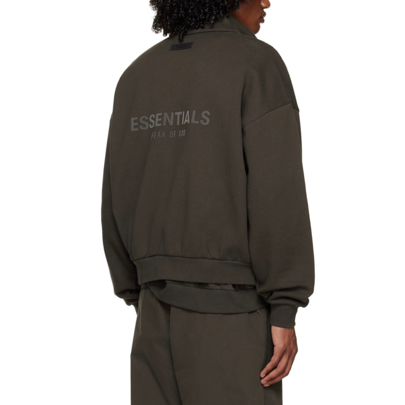 ESSENTIALS FULL ZIP JACKET ของแท้ พร้อมส่ง | Shopee Thailand